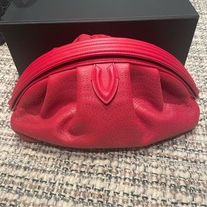 Alaia | Bags | Alaia Red Classic Pouch Clutch | Poshmark